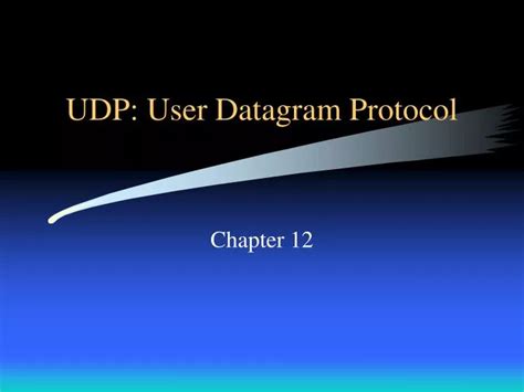 Ppt Udp User Datagram Protocol Powerpoint Presentation Free