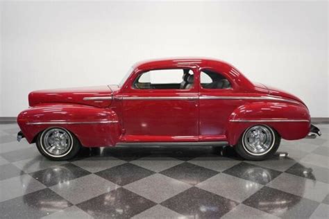 Merc Lead Sled V8 Auto Classic Vintage Collector Receipts Red Maroon