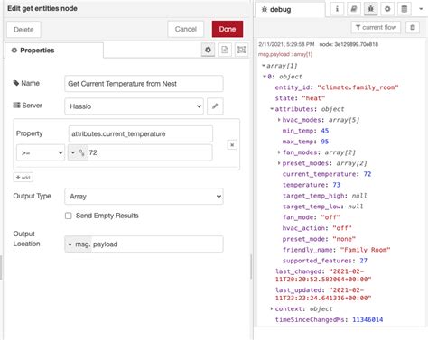 Nest Attributes Node Red Home Assistant Community