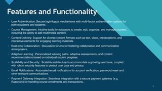 LEARNING MANAGEMENT SYSTEM Presentation For Mini Project PPTX