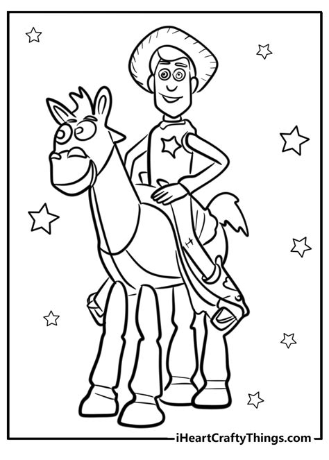 Woody Toy Story Coloring Pages 31 Woody Coloring Pages Free Pdf