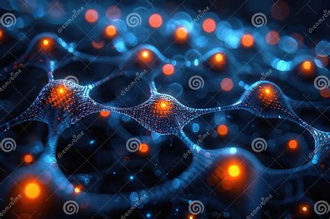 Abstract Neural Network Visualized Stock Illustration Illustration Of