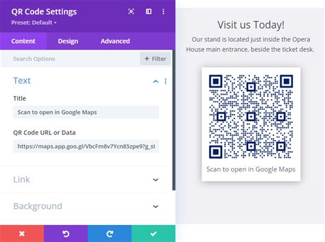 Divi Qr Code Module Divi Booster