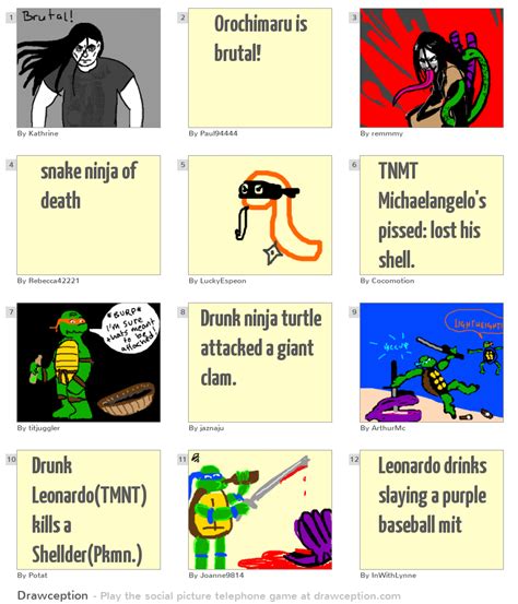 Orochimaru Is Brutal Drawception