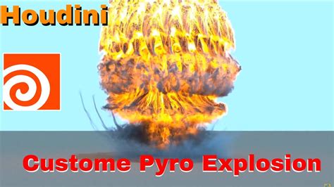 Houdini Tutorial : custome pyro explosion, file included - YouTube