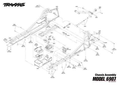 Traxxas Exploded Views Funny Car 2012 6907 • Rcscrapyard