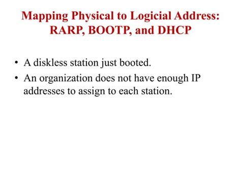 Lecture 5 Address Mapping On Data Communication Pdf Pdf Computer Networking Computing