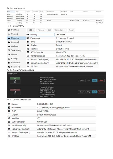VMs Are Not Getting IP From OpenWrt Virtual Router Network And Wireless Configuration