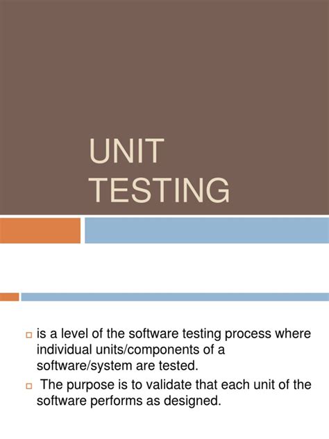 Pdf Unit Testing Basics For Programming Dokumentips