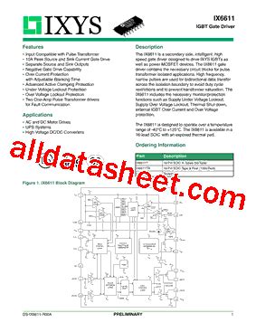 IX Datasheet PDF IXYS Corporation
