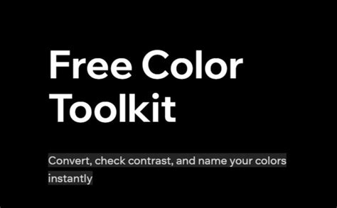 Free Color Toolkit