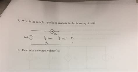 Solved What Is The Complexity Of Loop Analysis For The