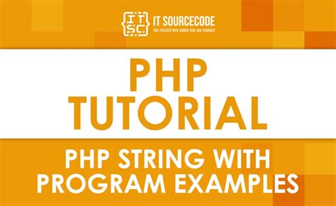 Php String With Program Examples