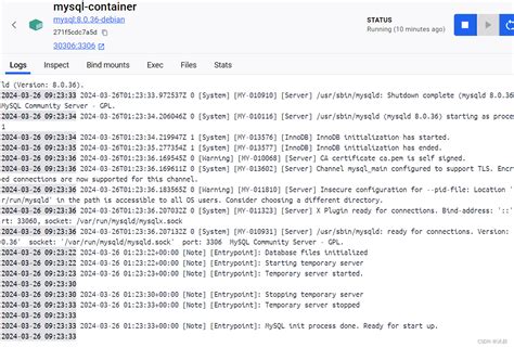 Docker创建mysql容器本地版docker Pull Mysql8036 Csdn博客