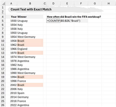 COUNTIF Function In Excel Xelplus Leila Gharani