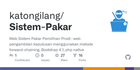 GitHub Katongilang Sistem Pakar Web Sistem Pakar Pemilihan Prodi Web Pengambilan Keputusan