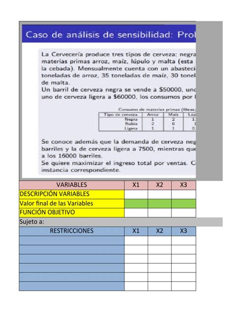 Ejemplos De Uso De Solver En Excel Pdf Hoja De Cálculo Presupuesto