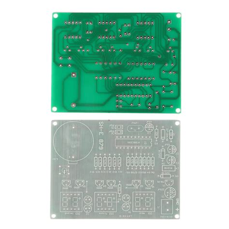 Reloj Digital Led Para Arduino Tablero De Aprendizaje Para Práctica De Soldadura Pcb 6 Bits