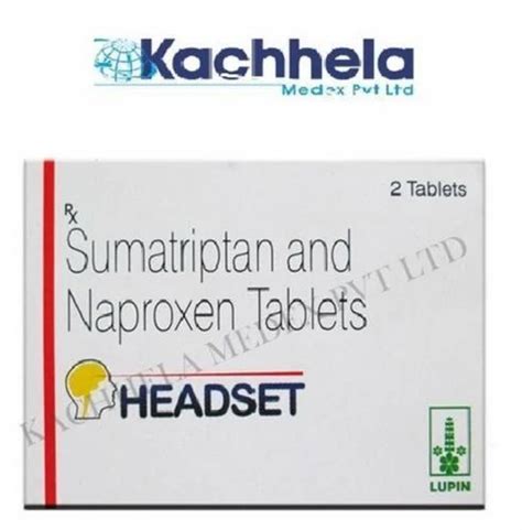Headset Tablet Sumatriptan And Naproxen Tablets At ₹ 79 Stripe Naproxen Tablets In Nagpur Id