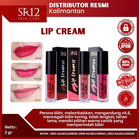 Jual Sr12 Lip Cream Mini 2g Tahan Lama Waterproof Perona Bibir Lipstick Liptint Lipcream Lip