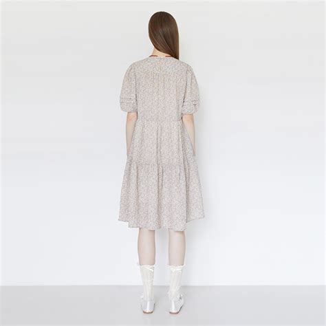 Thursday Island 볼륨소매 원피스 T246mop140w