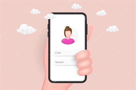 Premium Vector Account Protection Concept Account Login And Password