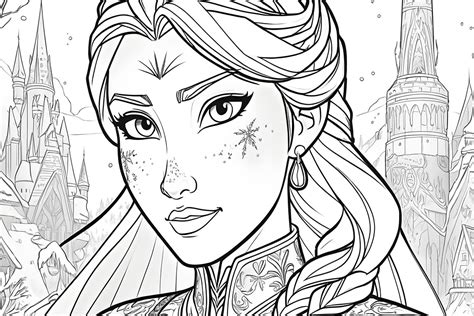 رنگ آمیزی فروزن ملکه برفی همکد