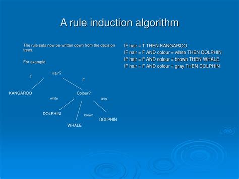 Ppt A Rule Induction Algorithm Powerpoint Presentation Free Download