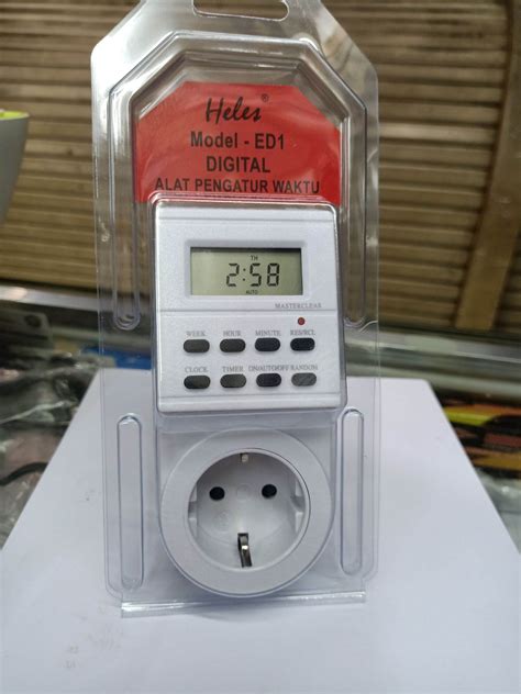 Heles Timer Digital Untuk Program Waktu Otomatis Lazada Indonesia