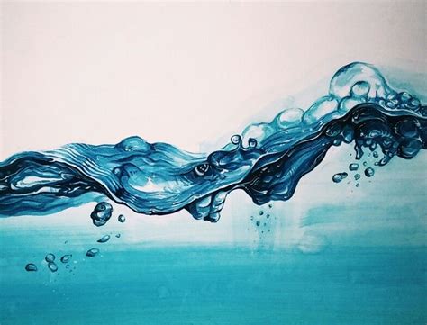 묘사 물 투명체 파도 물 그림 파도 그림 그림