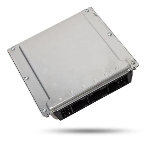 Premium Photo Metall Car Engine Control Unit On A White Isolated