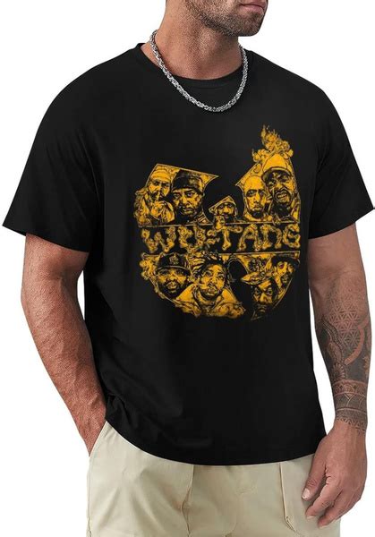 Футболка wu tang clan, размер 50, цвет черный, 棉花 - купить по выгодной ...