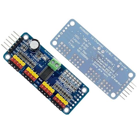 Módulo Pwm I2c Para Controle De Servo Motor 16 Canais Pca9685 Mss