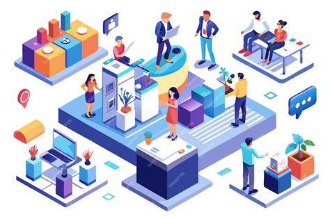 Diverse Team Of People Working Together In An Office Environment Using