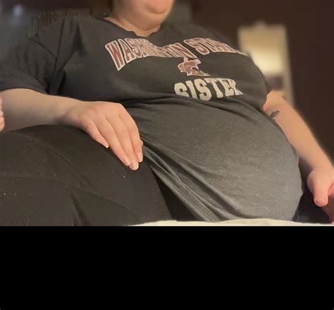 8 Week Pregnant Ssbbw Belly Rfatfetish