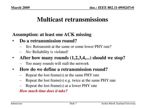 quasi reliable multicast ppt download
