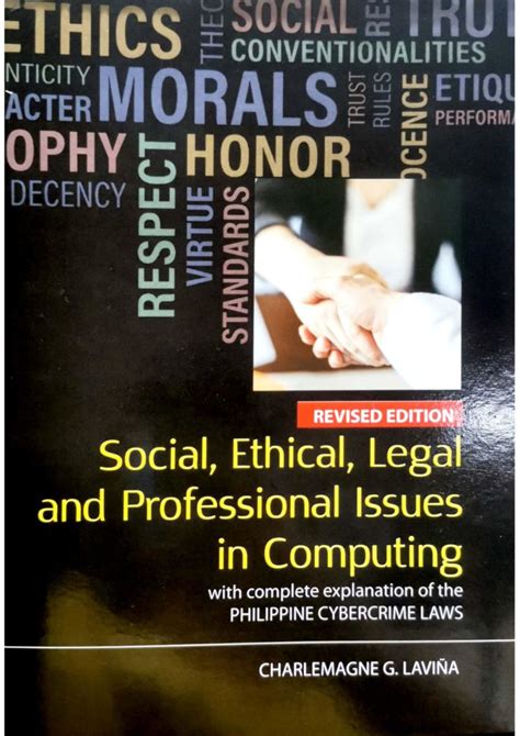 Social Ethical Legal And Professional Issues In Computing Revised