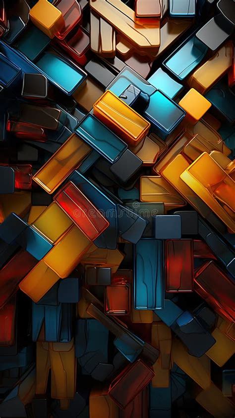 Colorful Textured Background Vibrant Pattern Created With Generative Ai Stock Illustration