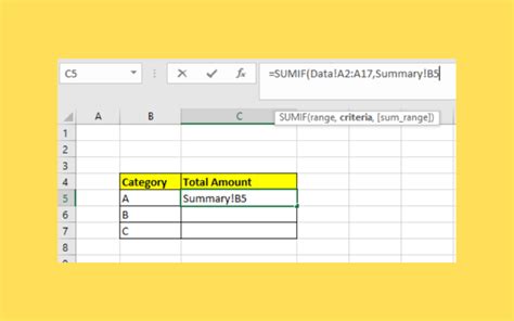 how to use sumif from another sheet in excel sheetaki