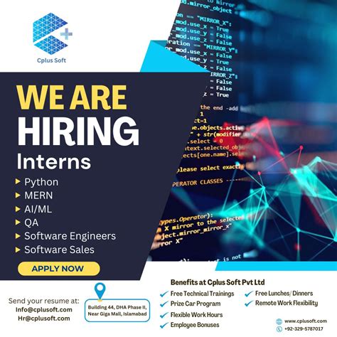 Interns Ai Technology Hiring Pythondeveloper Joinourteam