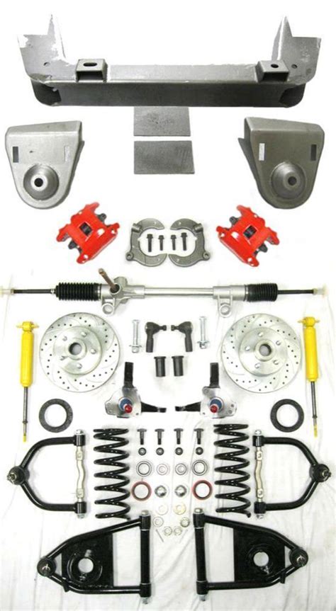 1936 48 Chevy Car Mustang Ii Manual Front End Suspension Kit 2 Drop