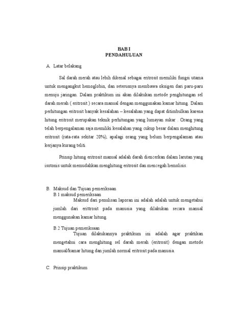 Hitung Jumlah Eritrosit Pdf Hitung Jumlah Eritrosit Pdf
