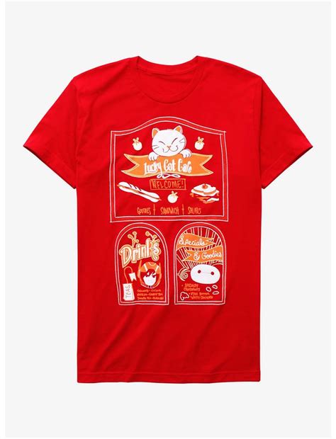 Disney Big Hero 6 Lucky Cat Cafe T Shirt Boxlunch Exclusive Big