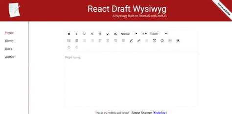 20 React Wysiwyg Rich Text Editor Onaircode