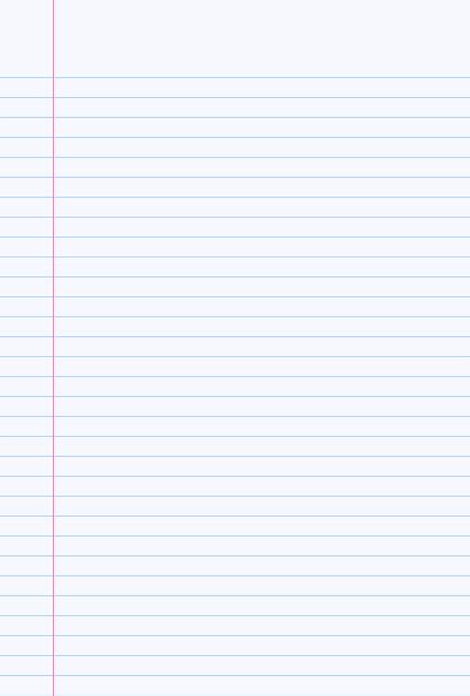 Premium Vector Notebook Paper Background Lined Notebook Paper