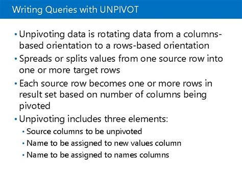 module 14 pivoting and grouping sets lesson 1