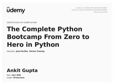Ankit Gupta On Linkedin Python Programming Udemy Datascience