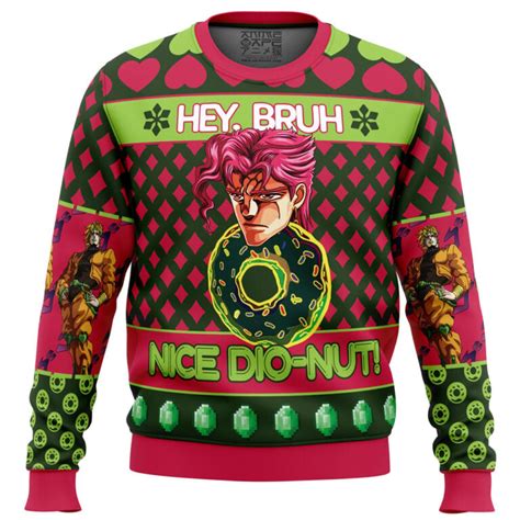 Christmas Noriaki Kakyoin Donut Jojos Bizarre Adventure Ugly Christmas
