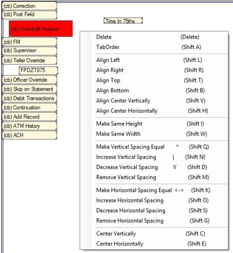 Deposit Screens Variable Screens Screen Group Variable Screens Variable Screen Design