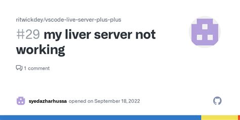 My Liver Server Not Working · Issue 29 · Ritwickdey Vscode Live Server